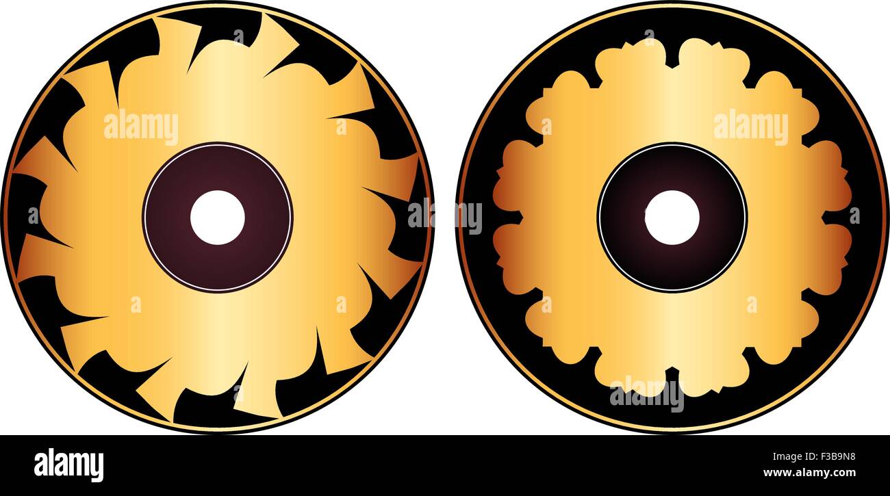 Cd - Dvd Label Design Template Vector Art Stock Vector Image & Art - Alamy