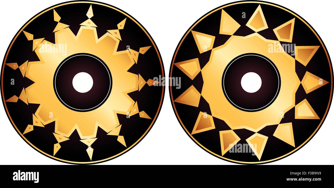 Cd - Dvd Label Design Template Vector Art Stock Vector Image & Art - Alamy