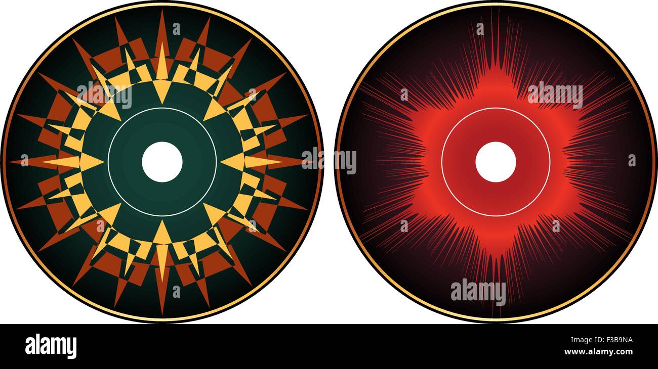 Cd - Dvd Label Design Template Vector Art Stock Vector Image & Art - Alamy