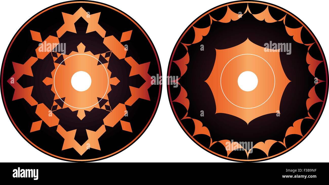 Cd - Dvd Label Design Template Vector Art Stock Vector Image & Art - Alamy