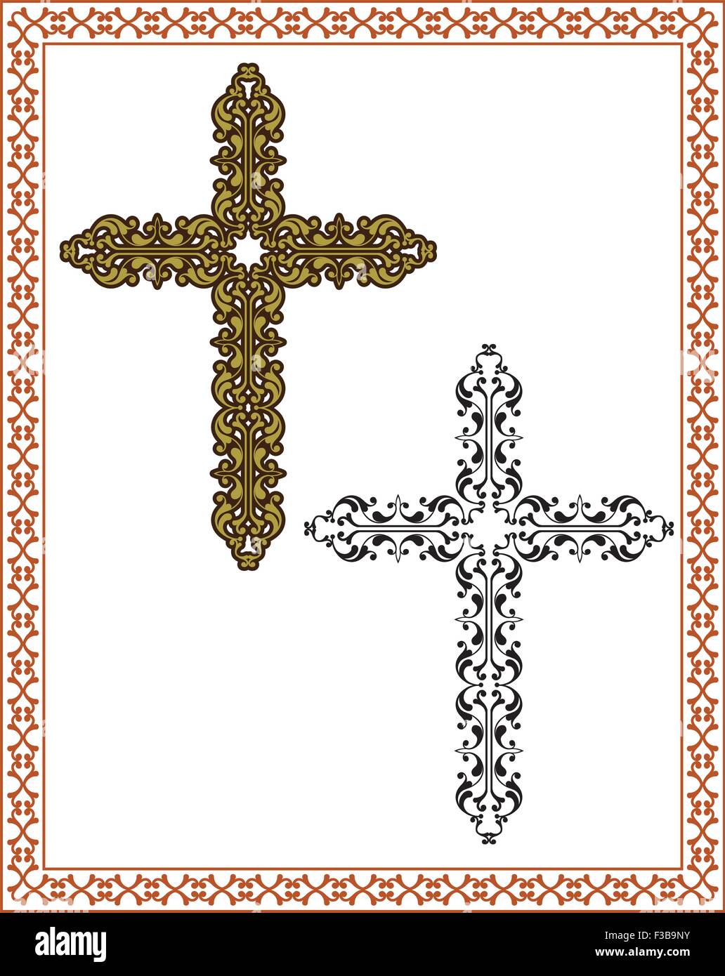 Christian Cross Design Vector Art Stock Vector Image & Art - Alamy