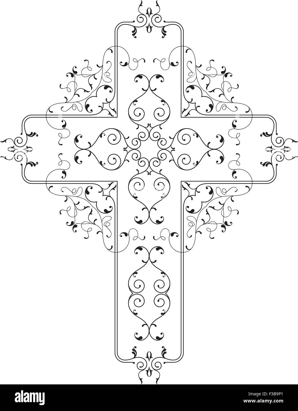 Christian Cross Design Vector Art Stock Vector Image & Art - Alamy