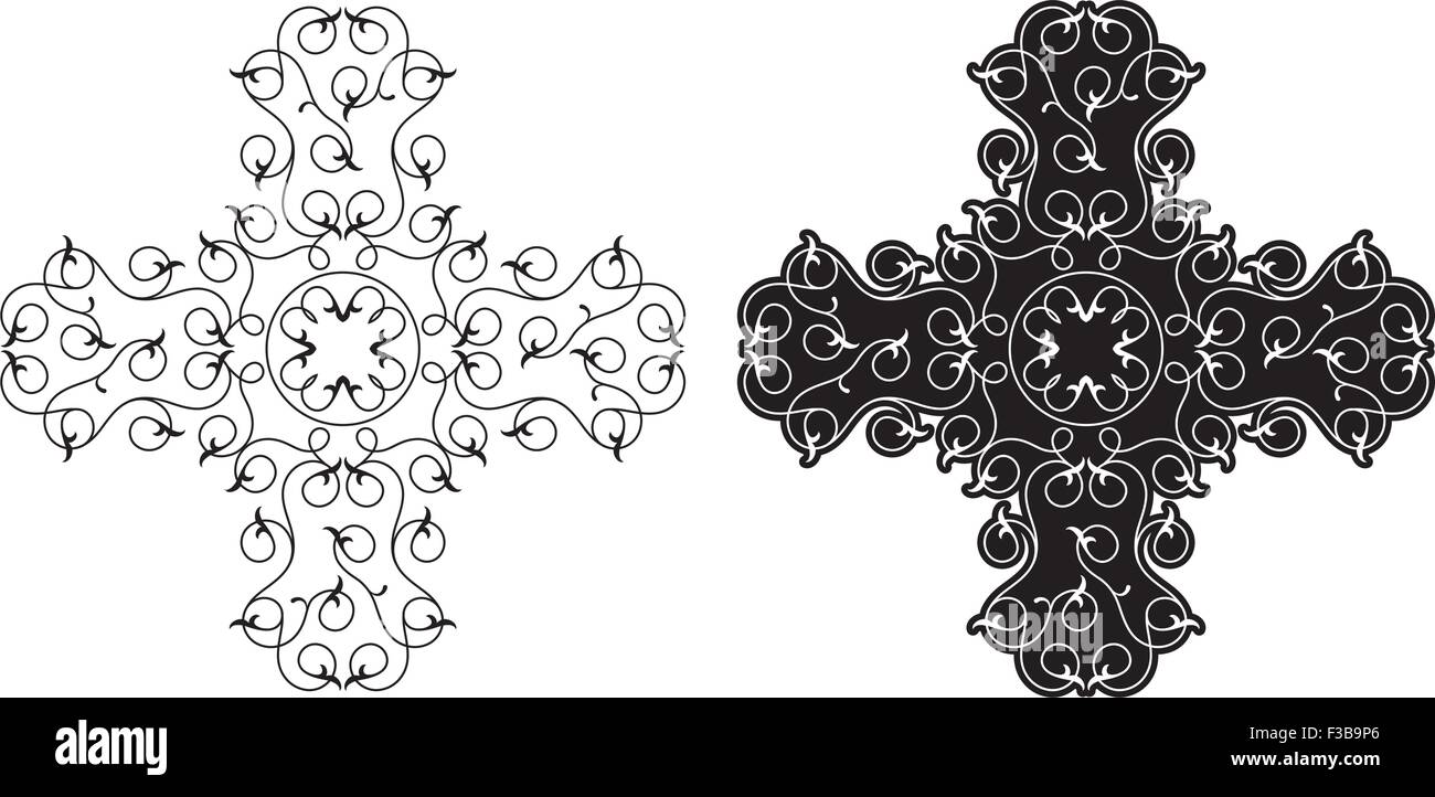Christian Cross Design Vector Art Stock Vector Image & Art - Alamy