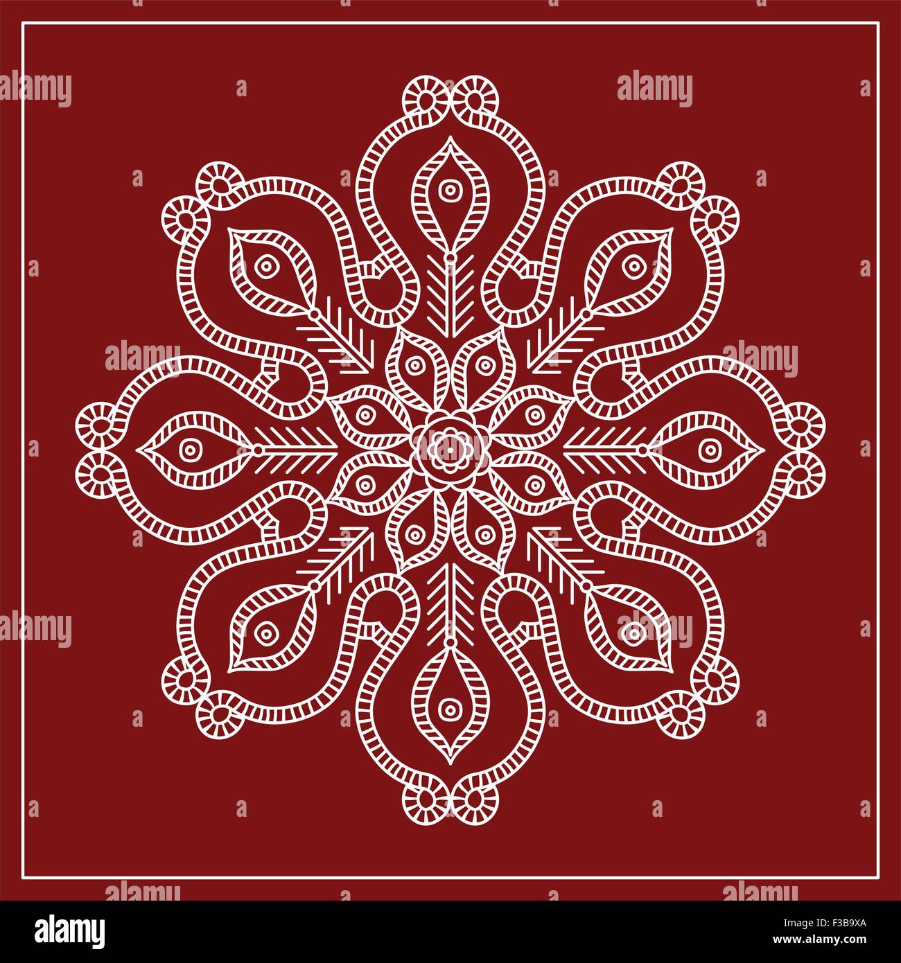Folk Circular, Tribal Design, Motif, Wall Painting Vector Art Stock ...