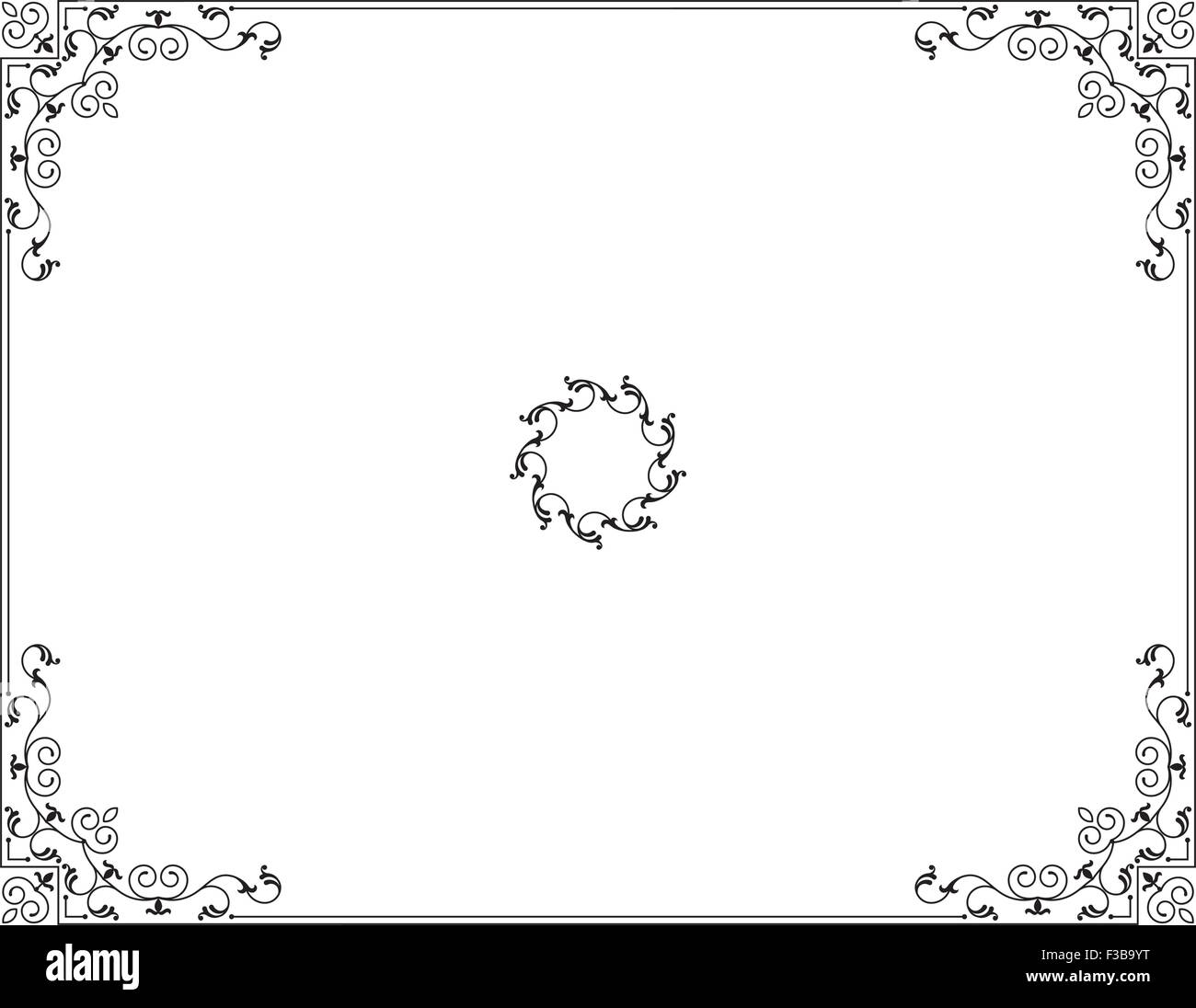 Frame Border Design Vector Art Stock Vector Image & Art - Alamy