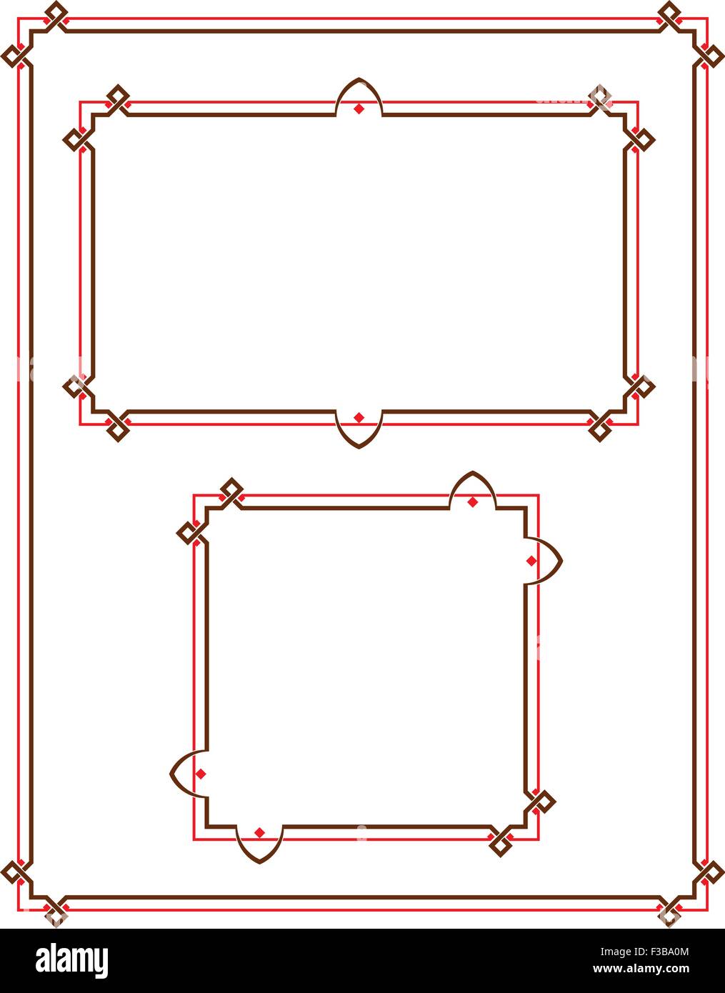Frame Border Design Vector Art Stock Vector Image & Art - Alamy