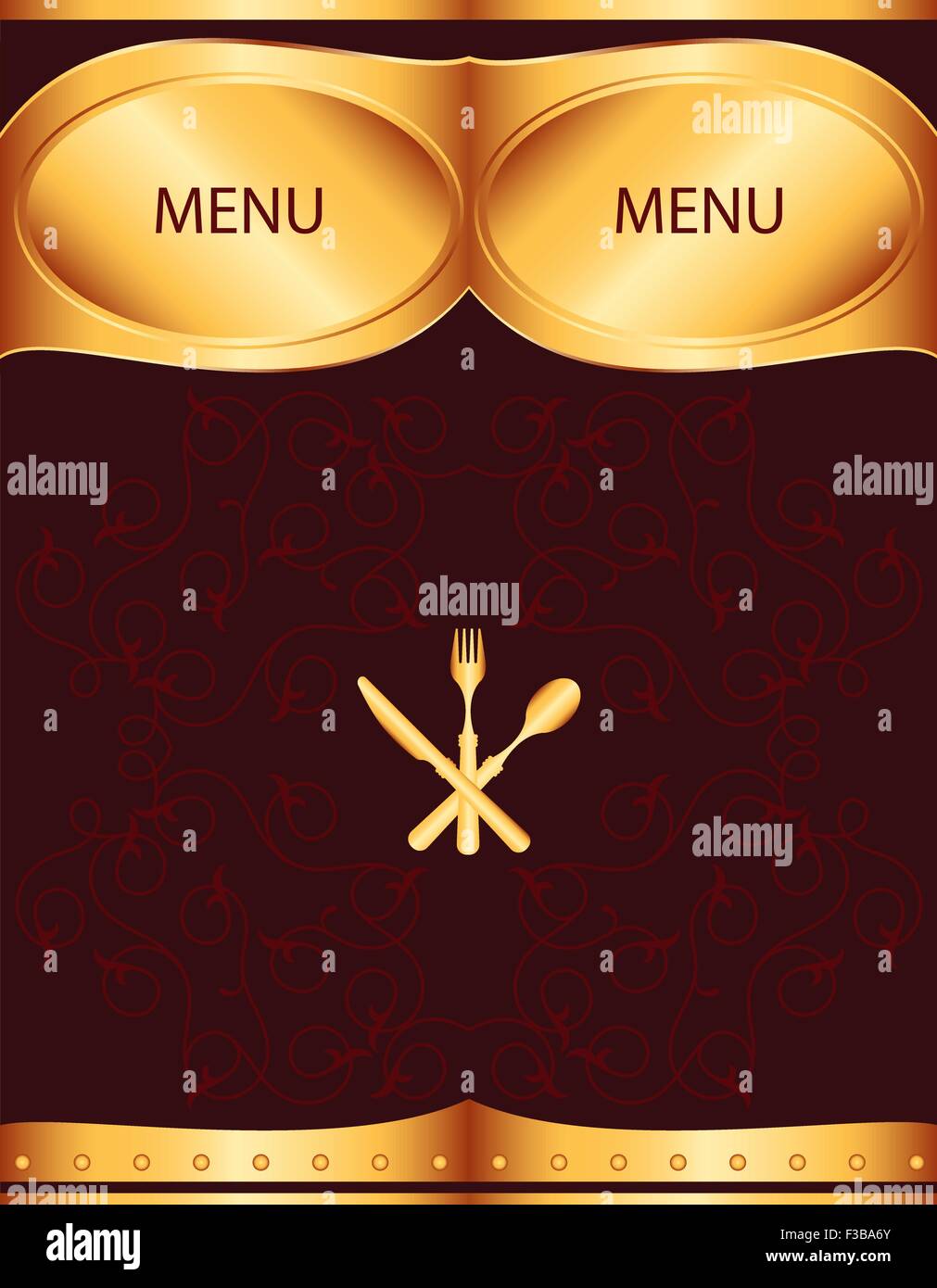 Menu Card Design Template Vector Art Stock Vector Image & Art - Alamy