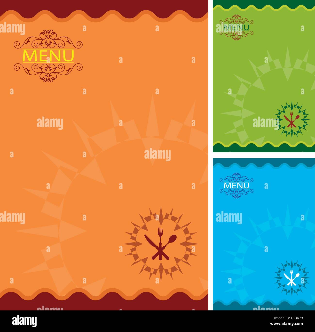 Menu Card Design Template Vector Art Stock Vector Image & Art - Alamy