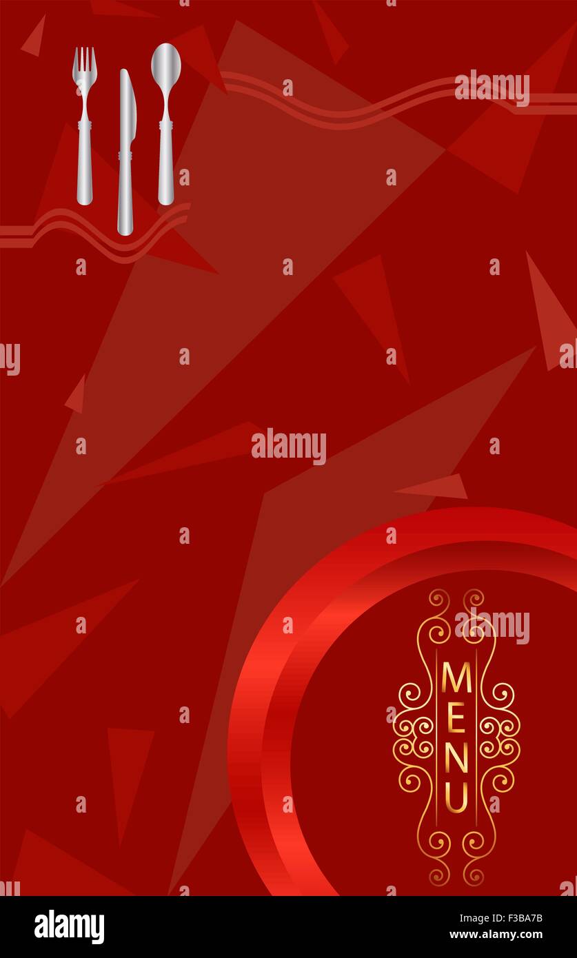 Menu Card Design Template Vector Art Stock Vector Image & Art - Alamy