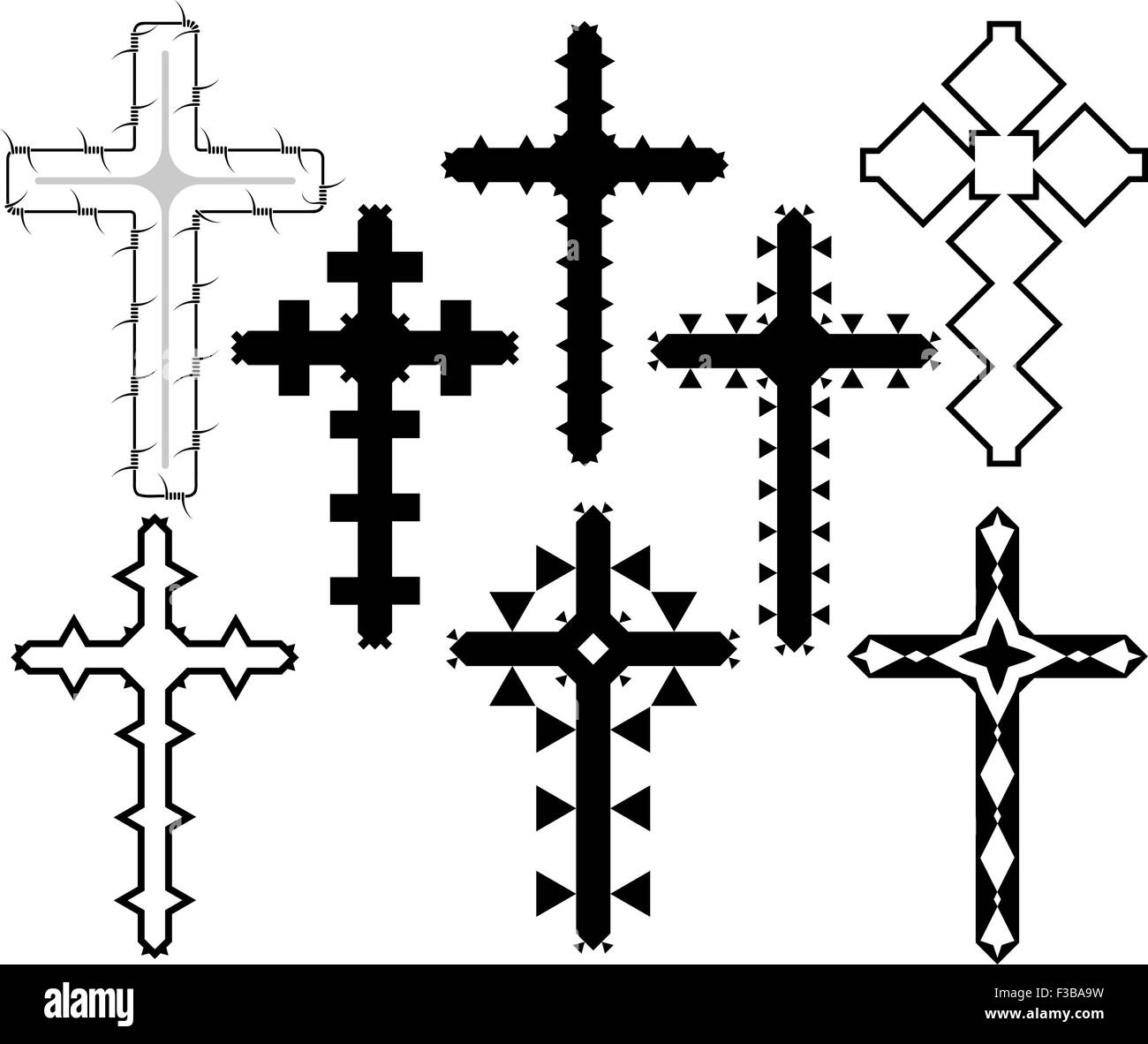 Christian Cross Design Vector Art Stock Vector Image & Art - Alamy