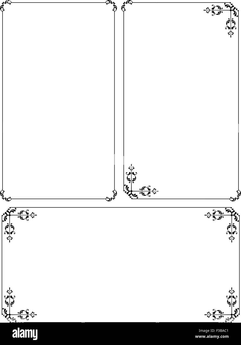 Frame Border Design Vector Art Stock Vector Image & Art - Alamy