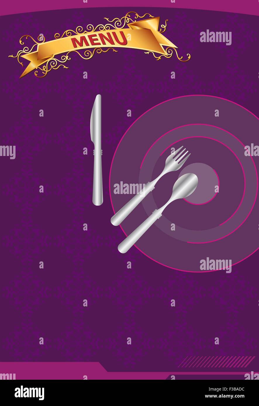 Menu Card Design Template Vector Art Stock Vector Image & Art - Alamy