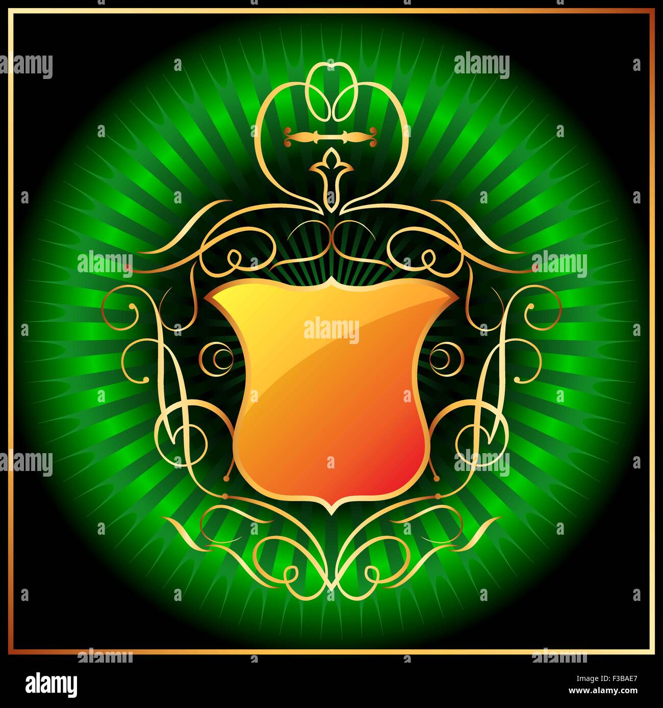 Shield Ornamental Design Vector Art Stock Vector Image & Art - Alamy