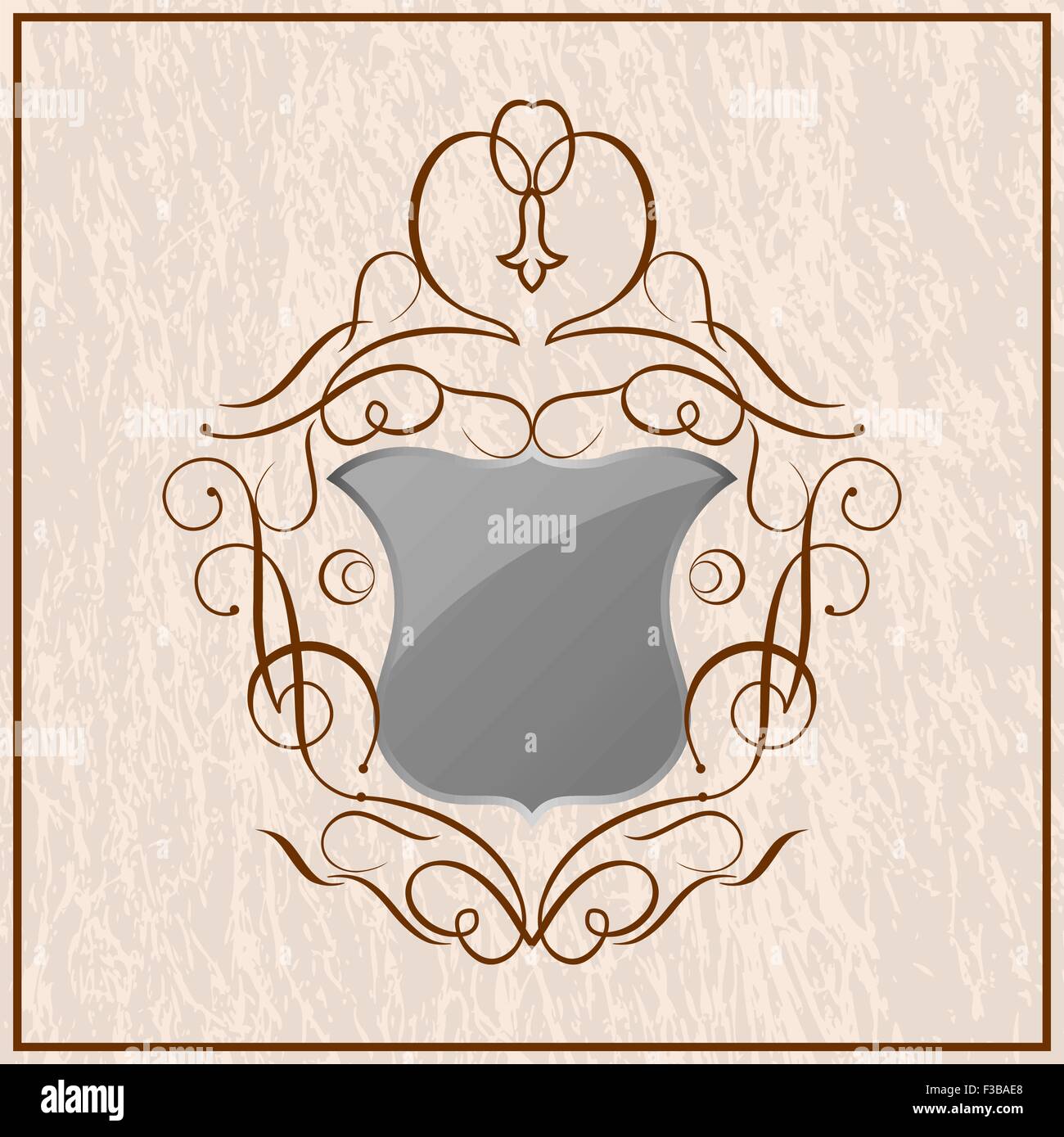 Ornamental coat of arms Stock Vector Images - Alamy