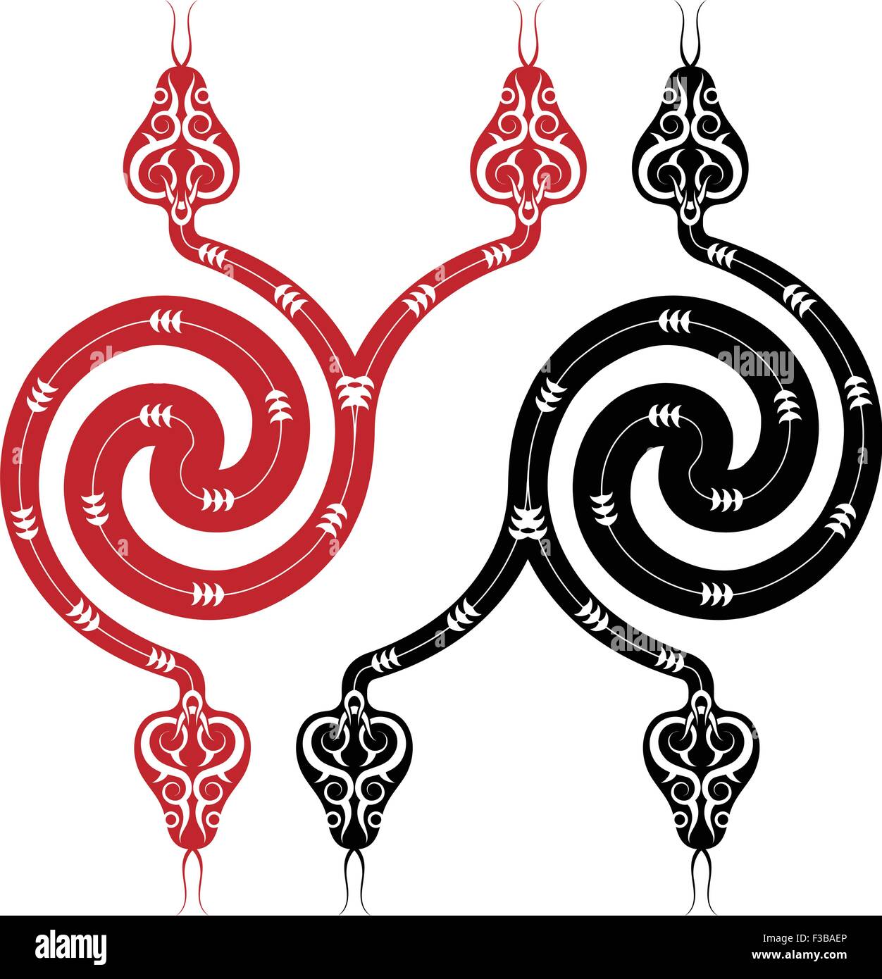 Tattoo Snake Design Vector Art Stock Vector Image & Art - Alamy