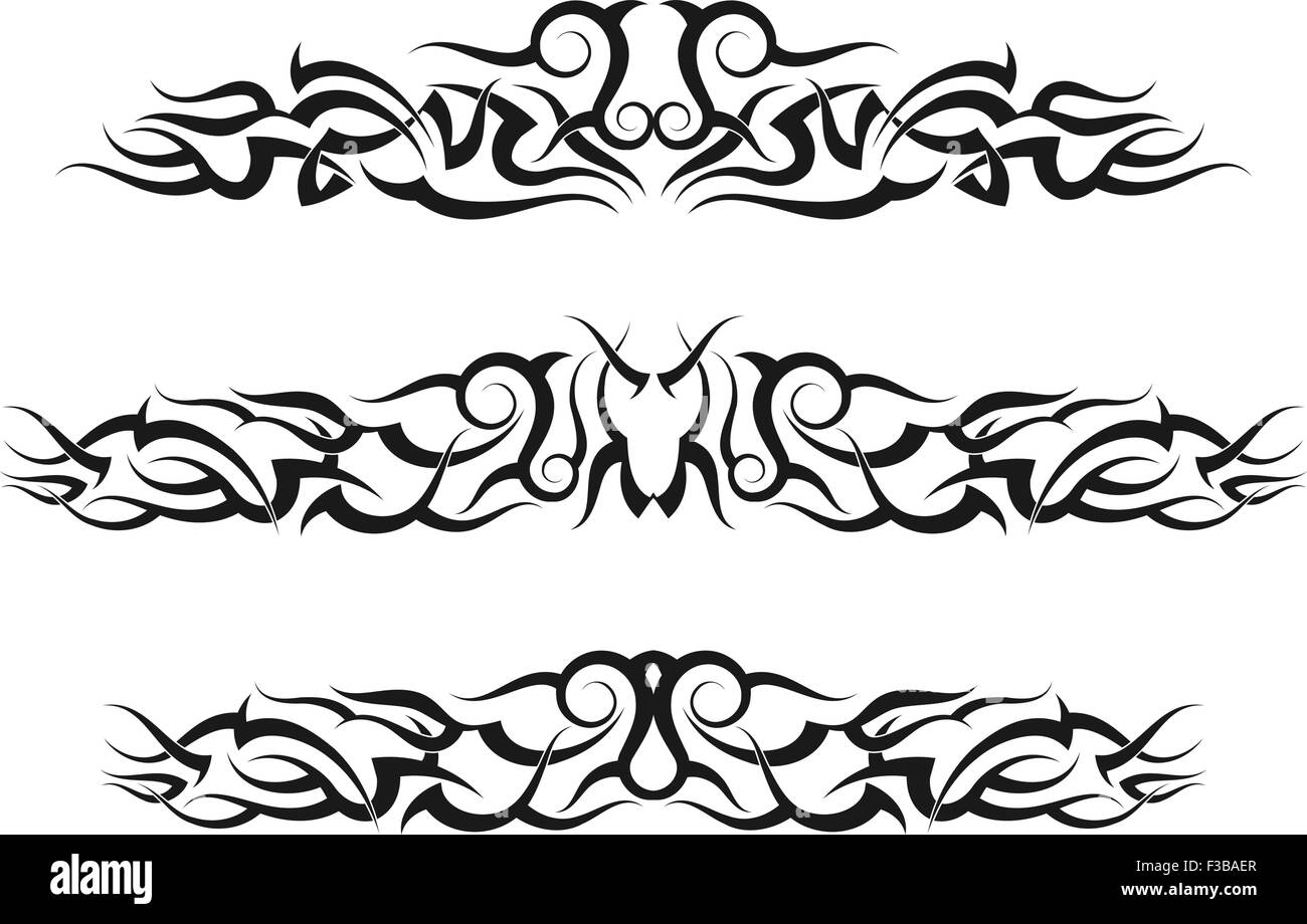 Tattoo Arm Band Set Vector Art Stock Vector Image & Art - Alamy