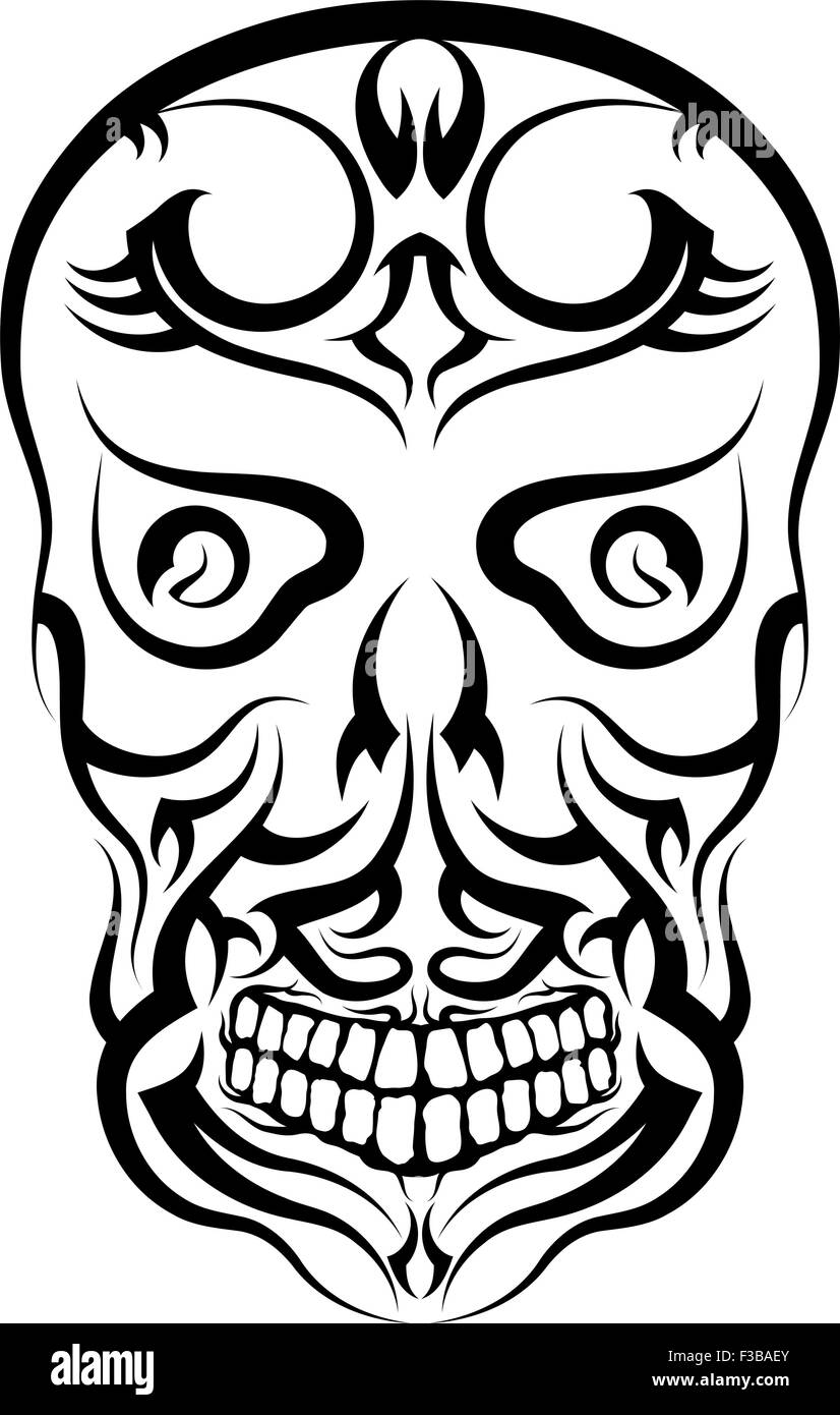 Tattoo Skull Design Vector Art Stock Vector Image & Art - Alamy
