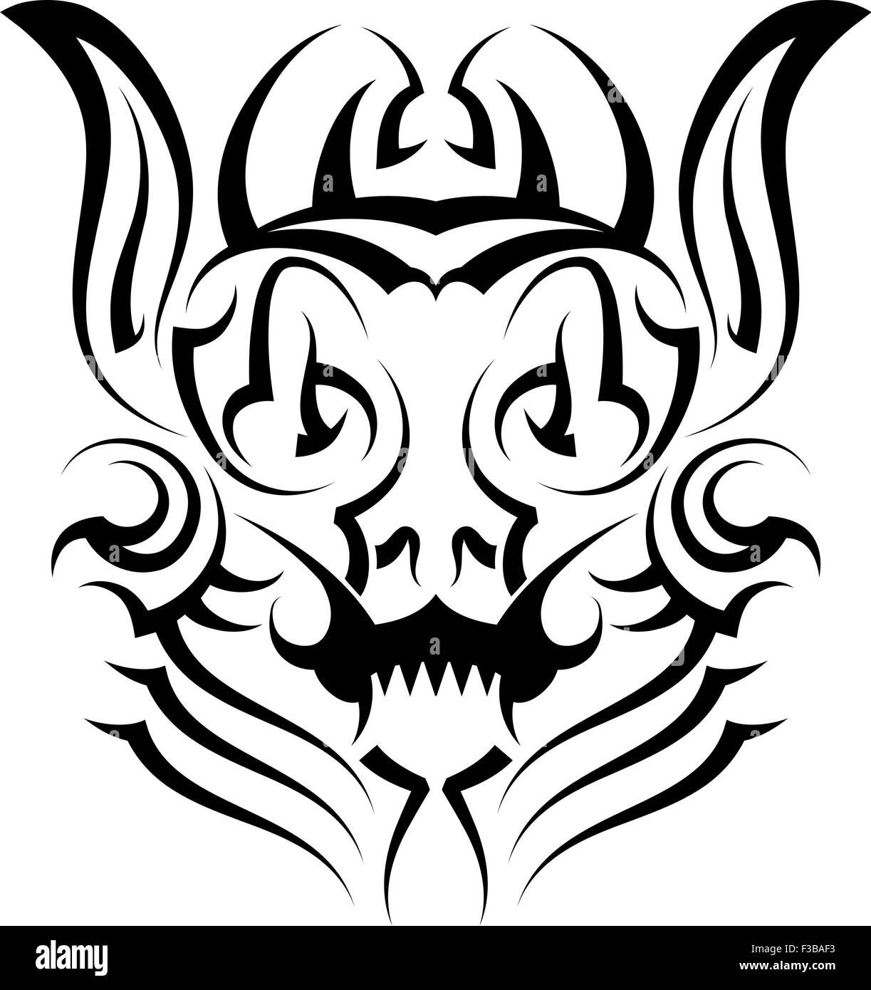 Tattoo Beast Design Vector Art Stock Vector Image & Art - Alamy