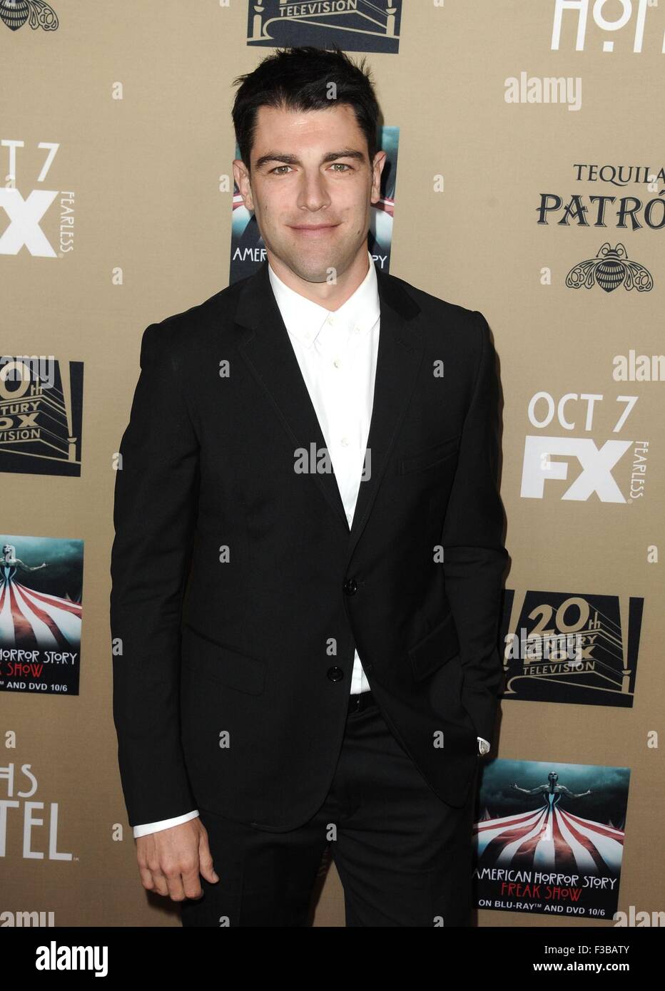 Max Greenfield at arrivals for AMERICAN HORROR STORY: HOTEL Season ...