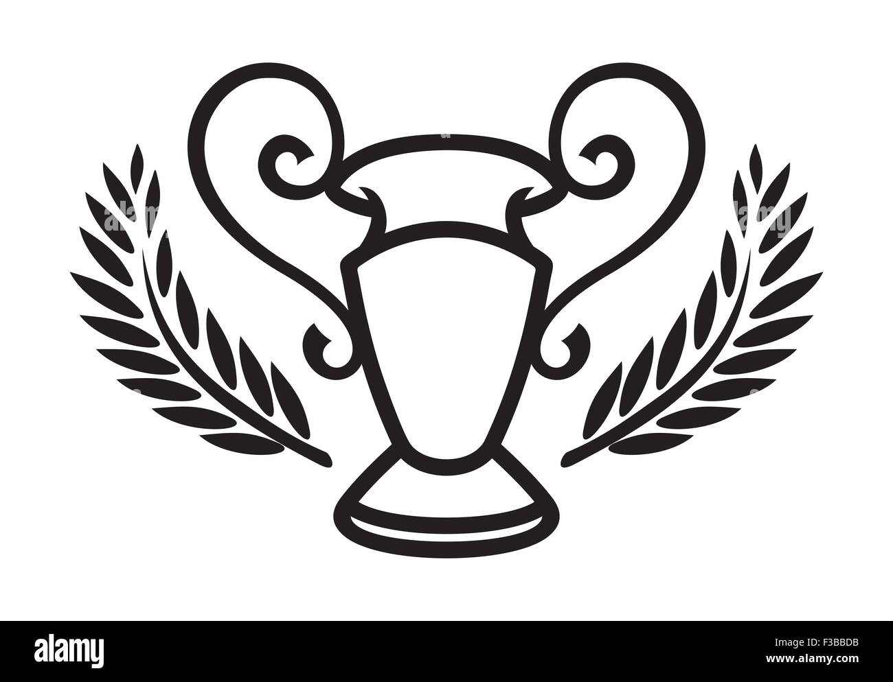 Vector illustrations of the goblet Stock Photo - Alamy