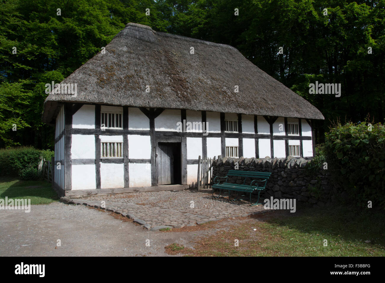 WALES; CARDIFF; ABERNODWYDD FARMHOUSE Stock Photo - Alamy