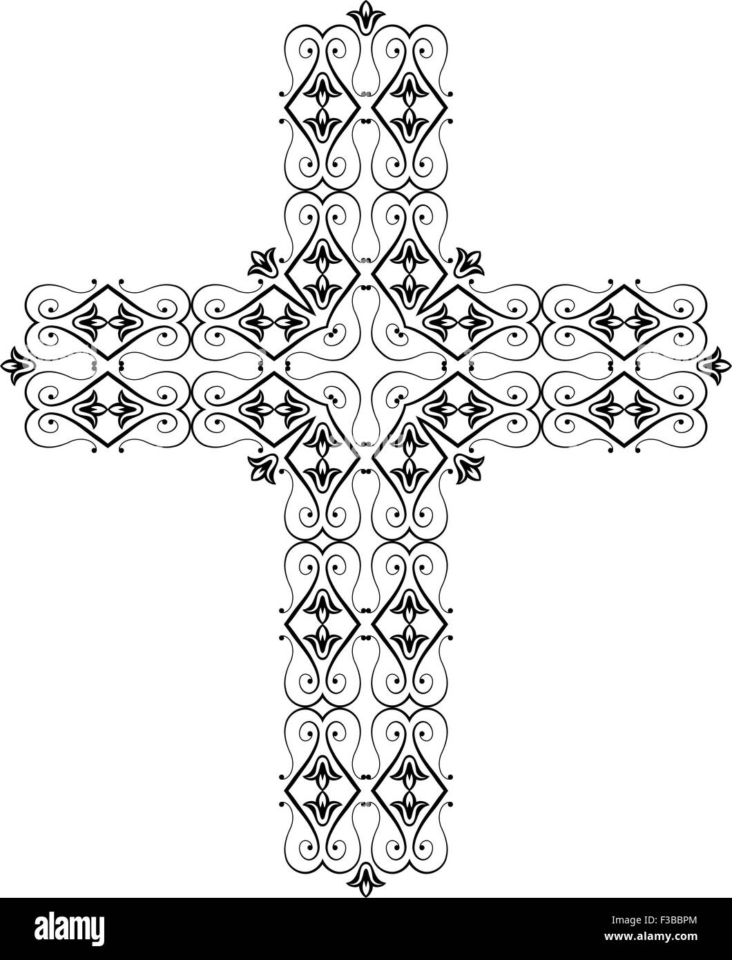 Christian Cross Design Vector Art Stock Vector Image & Art - Alamy