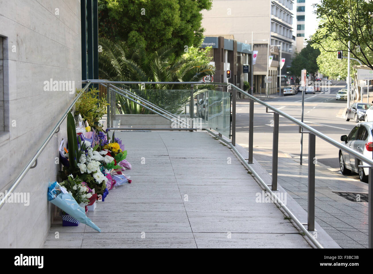 Parramatta, Sydney, Australia. 4 October 2015. Following the shooting ...