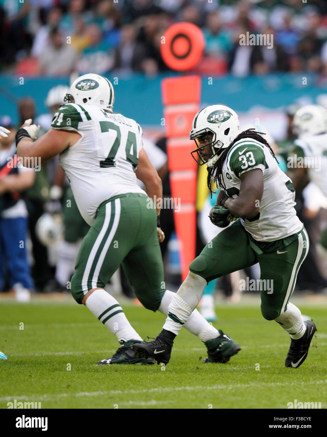 London, UK. 04th Oct, 2015. NFL International Series. Miami Dolphins ...