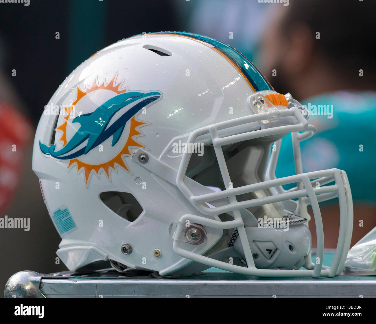 Miami dolphins helmet hi-res stock photography and images - Alamy