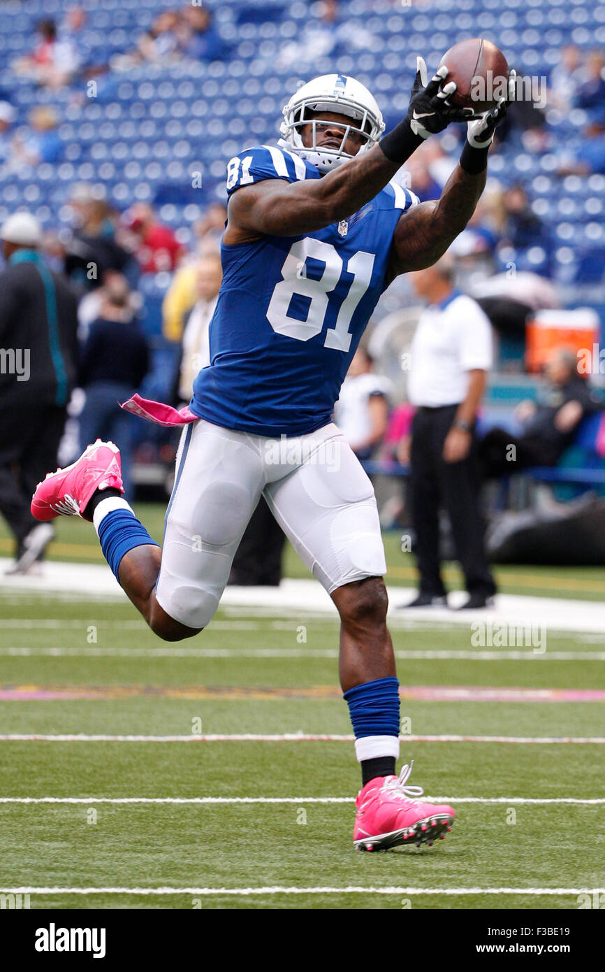 Indianapolis colts wide receiver hi-res stock photography and images ...