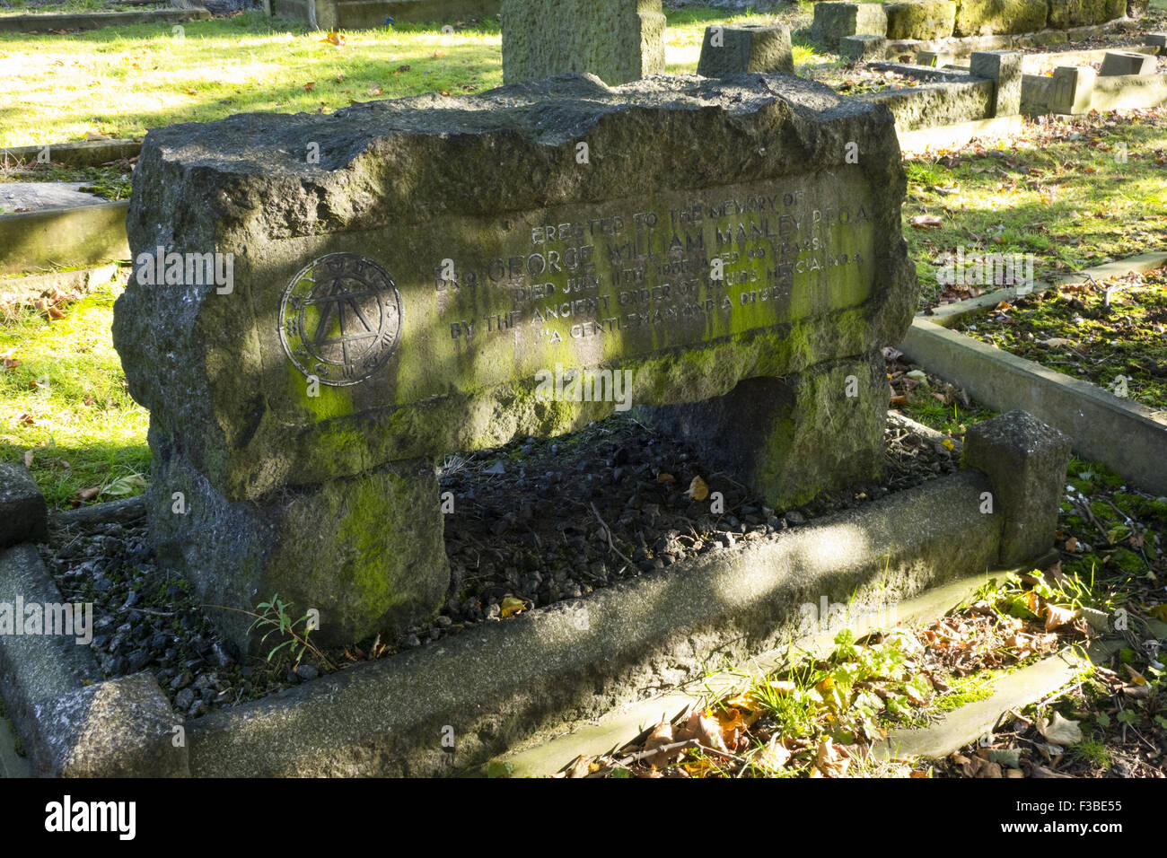 Warstone Cemetery, Birmingham George William Manley Modern Druid Burial ...