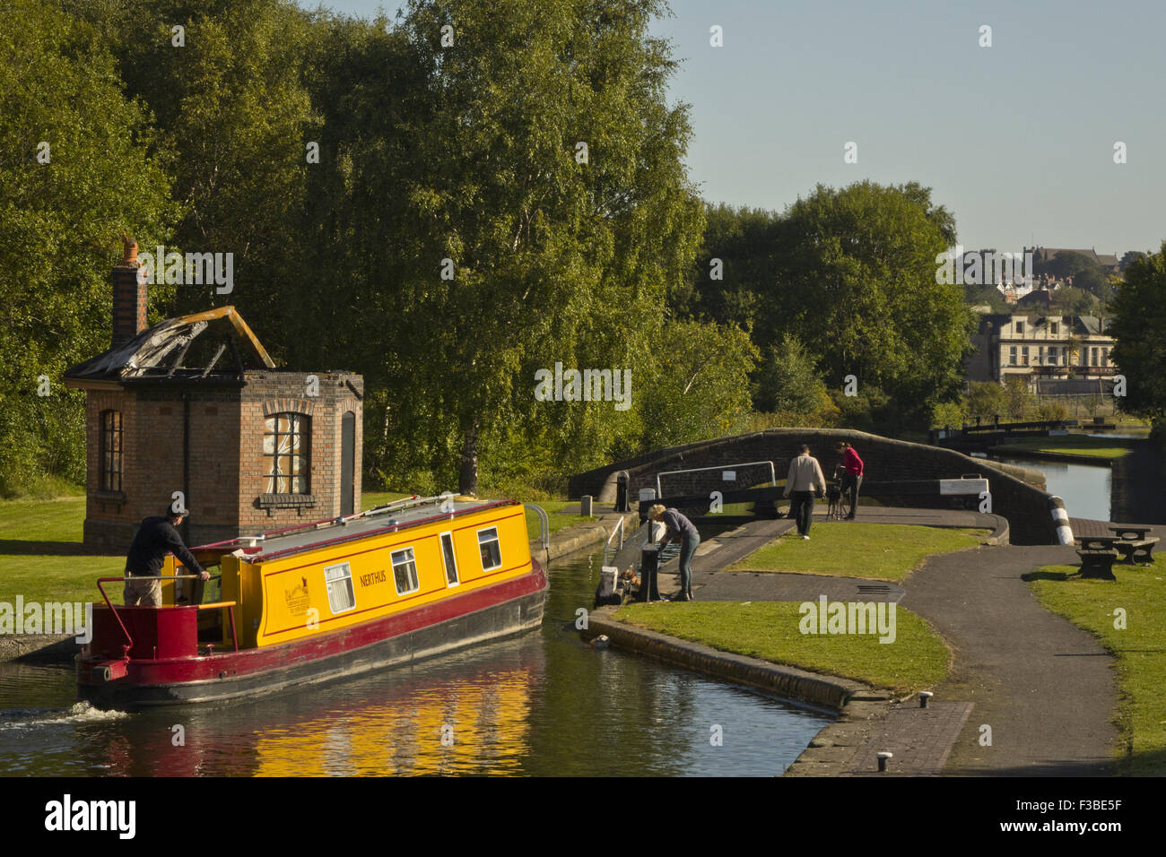 The locks at Smethwick on the Old Birmingham Canal Main Line Stock ...
