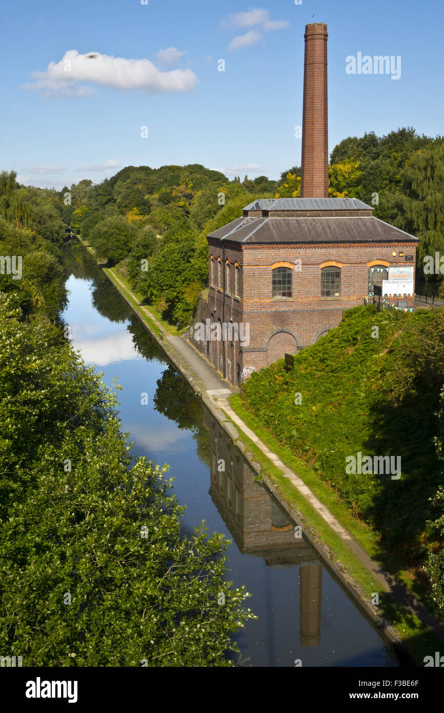 Smethwick canal pumping station Stock Photo - Alamy