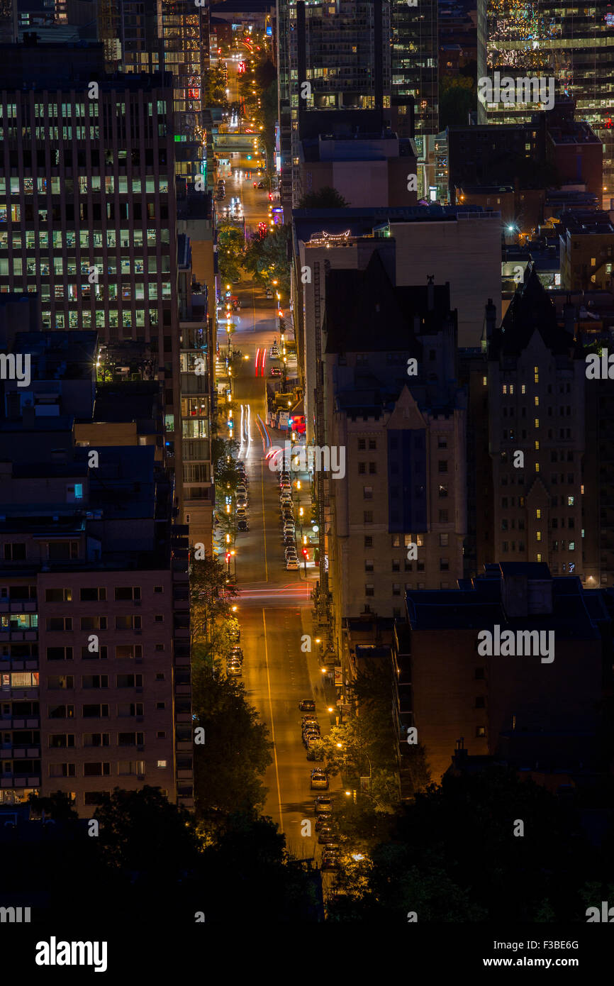 Quebec city night lights street lights hi-res stock photography and ...