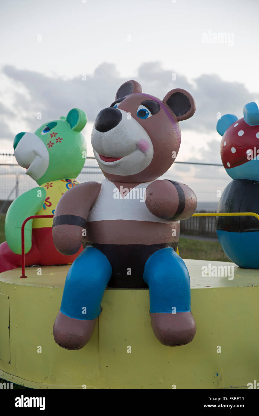 Teddy Bears at the Blackpool Illuminations Stock Photo - Alamy
