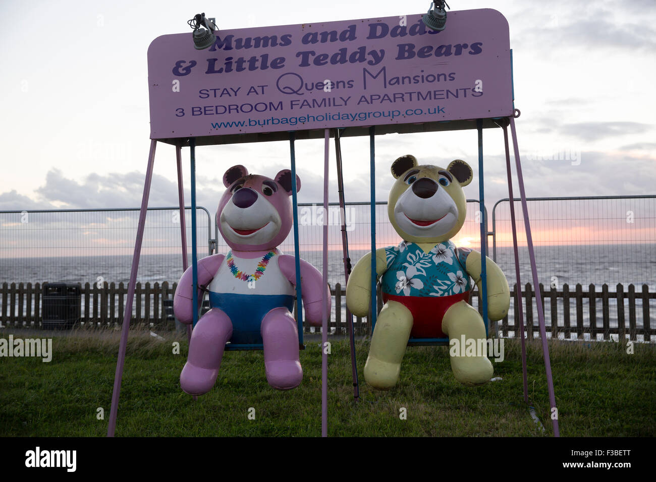 Teddy Bears at the Blackpool Illuminations Stock Photo - Alamy