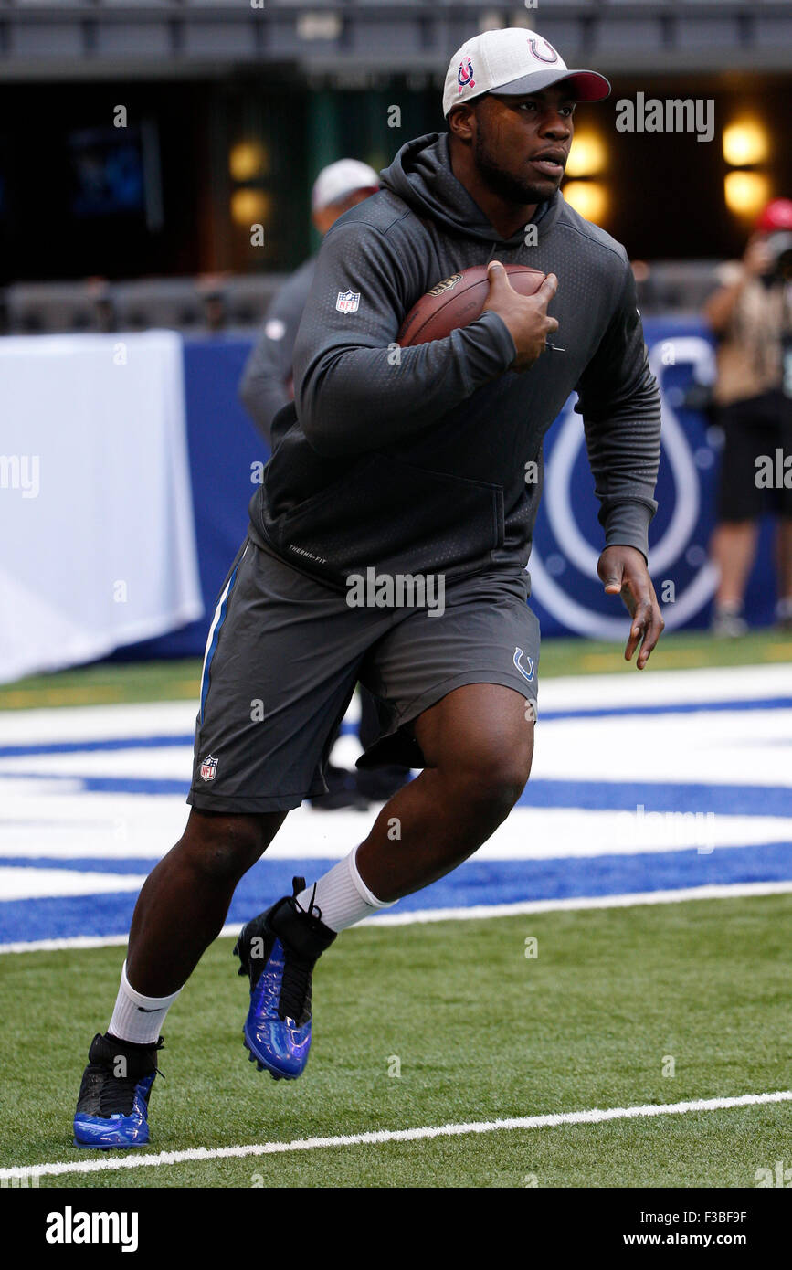 October 4, 2015: Indianapolis Colts tight end Jack Doyle (84) in action ...