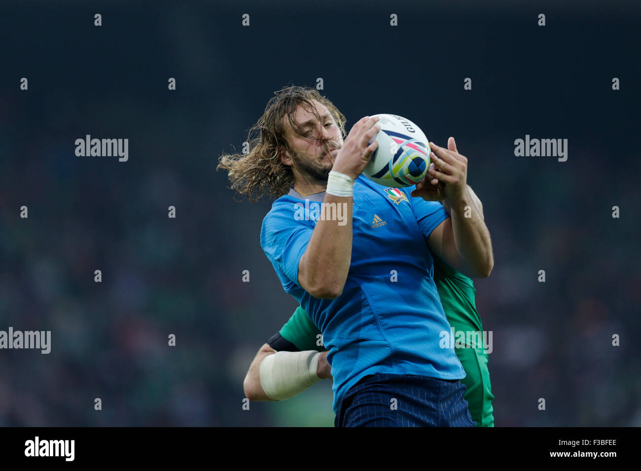 Olympic Stadium, London, UK. 04th Oct, 2015. Rugby World Cup. Ireland ...