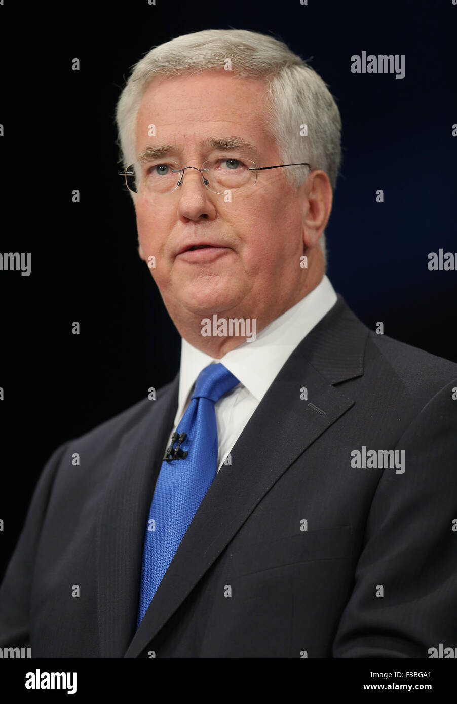 Manchester, UK. 4th October, 2015. Michael Fallon Mp Secretary Of State ...