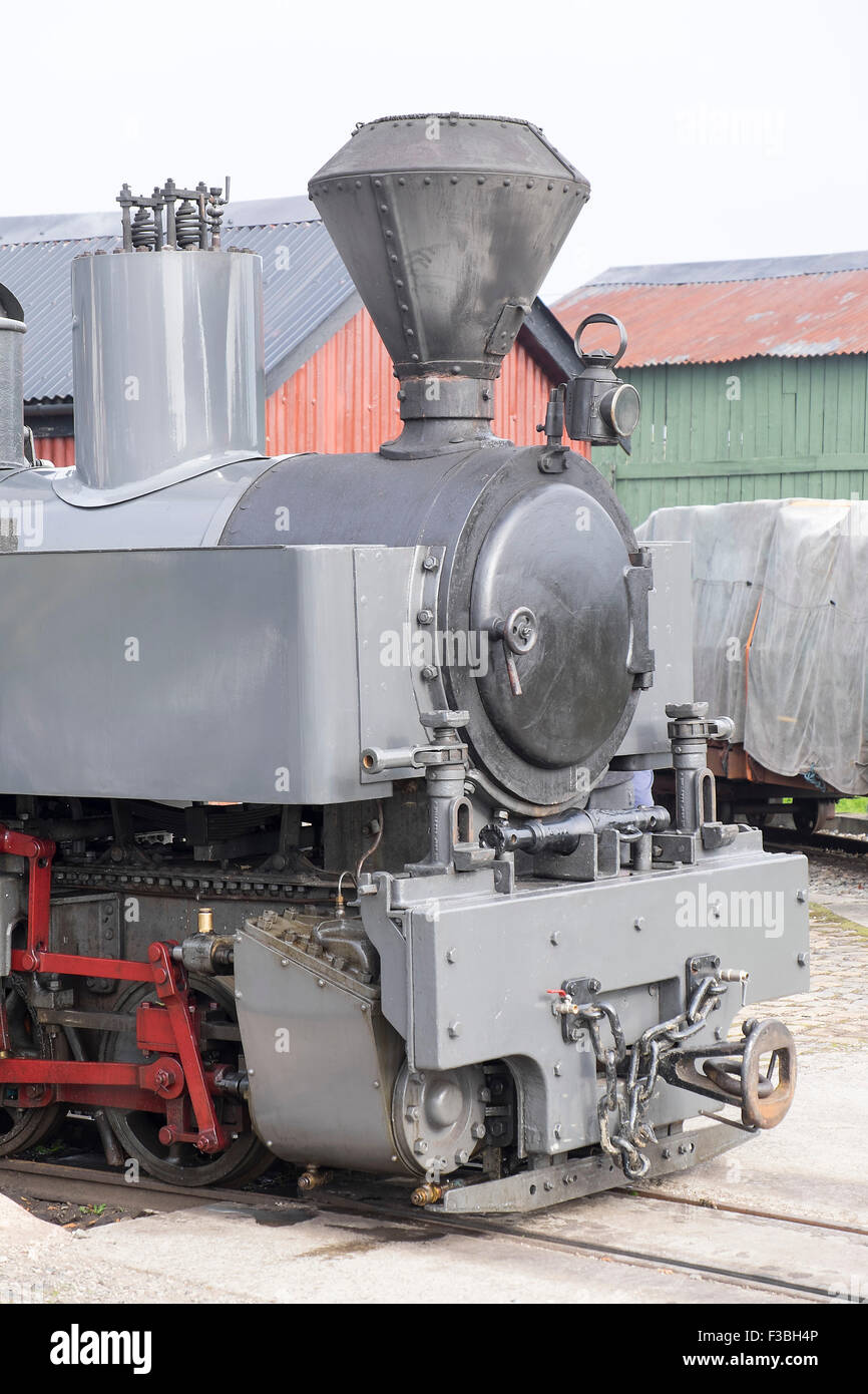 Lancashire, Uk - Narrow Gauge Steam engine takes part in engine move ...
