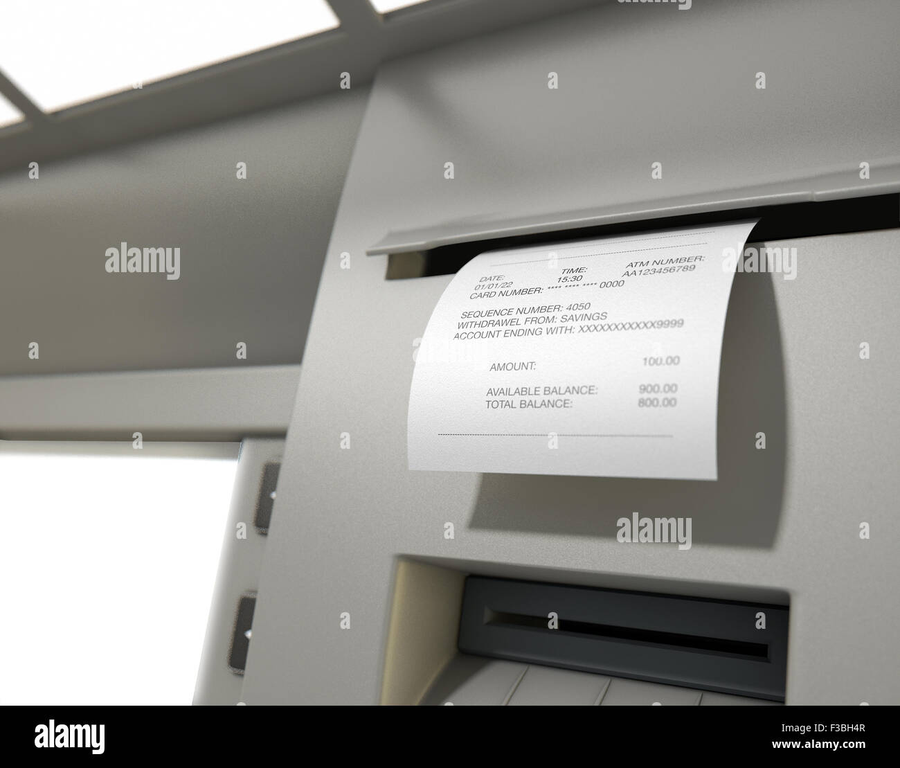 Deposit and withdrawal slip hi-res stock photography and images - Alamy