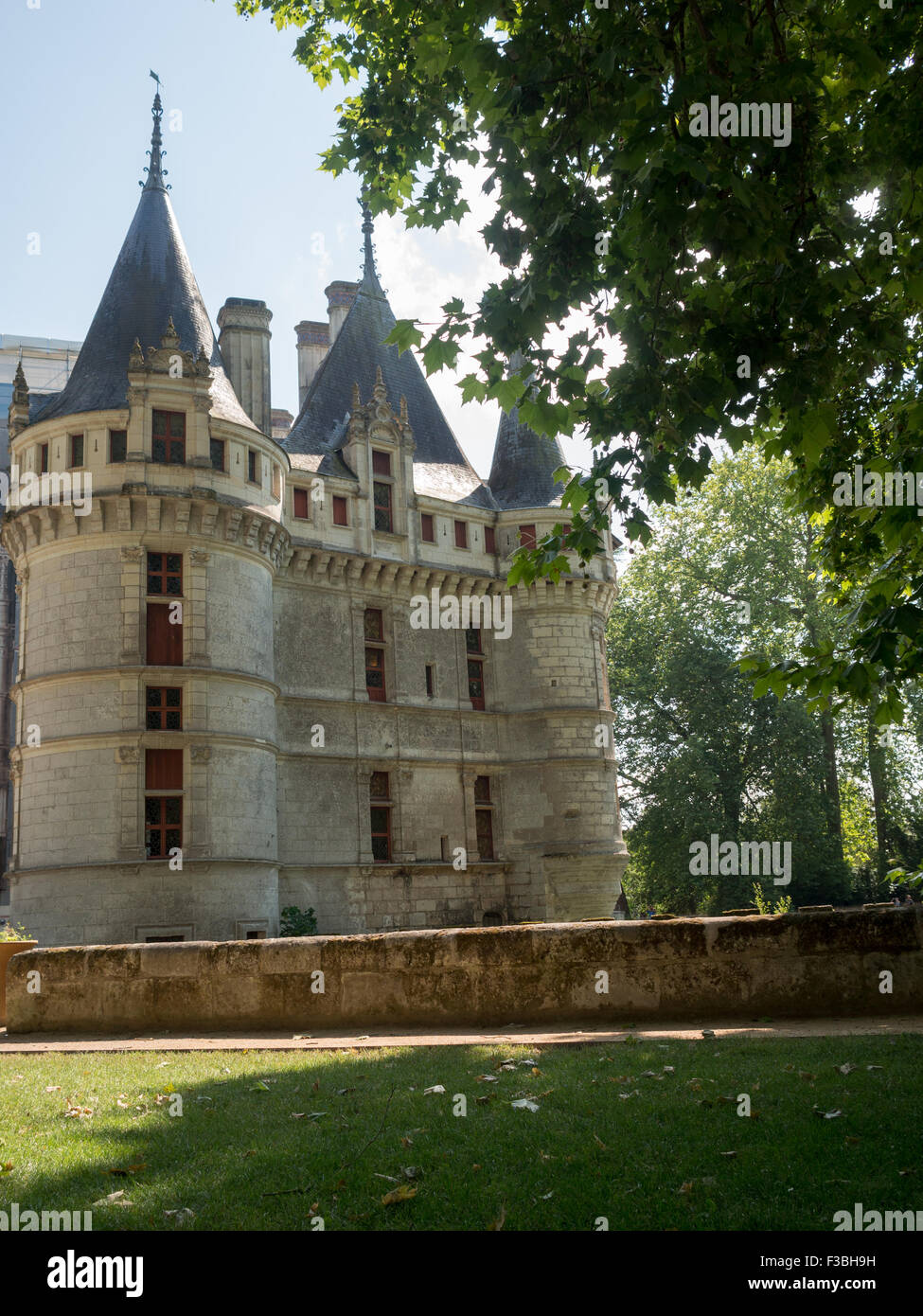 The Chateau Of Azay Le Rideau Castle High Resolution Stock Photography ...