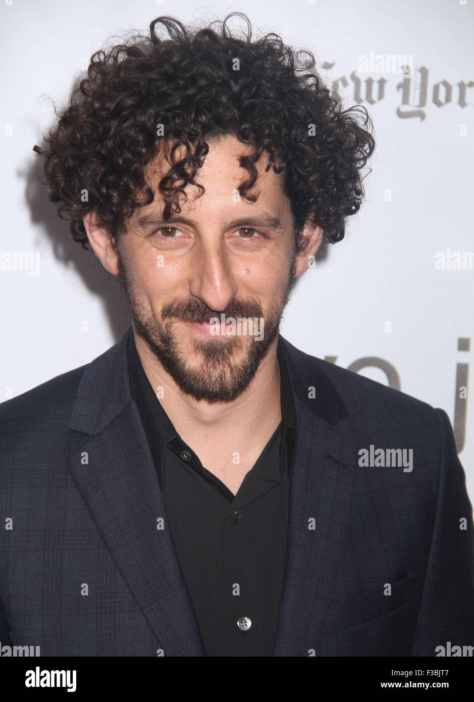 New York, New York, USA. 3rd Oct, 2015. Actor ADAM SHAPIRO attends the ...