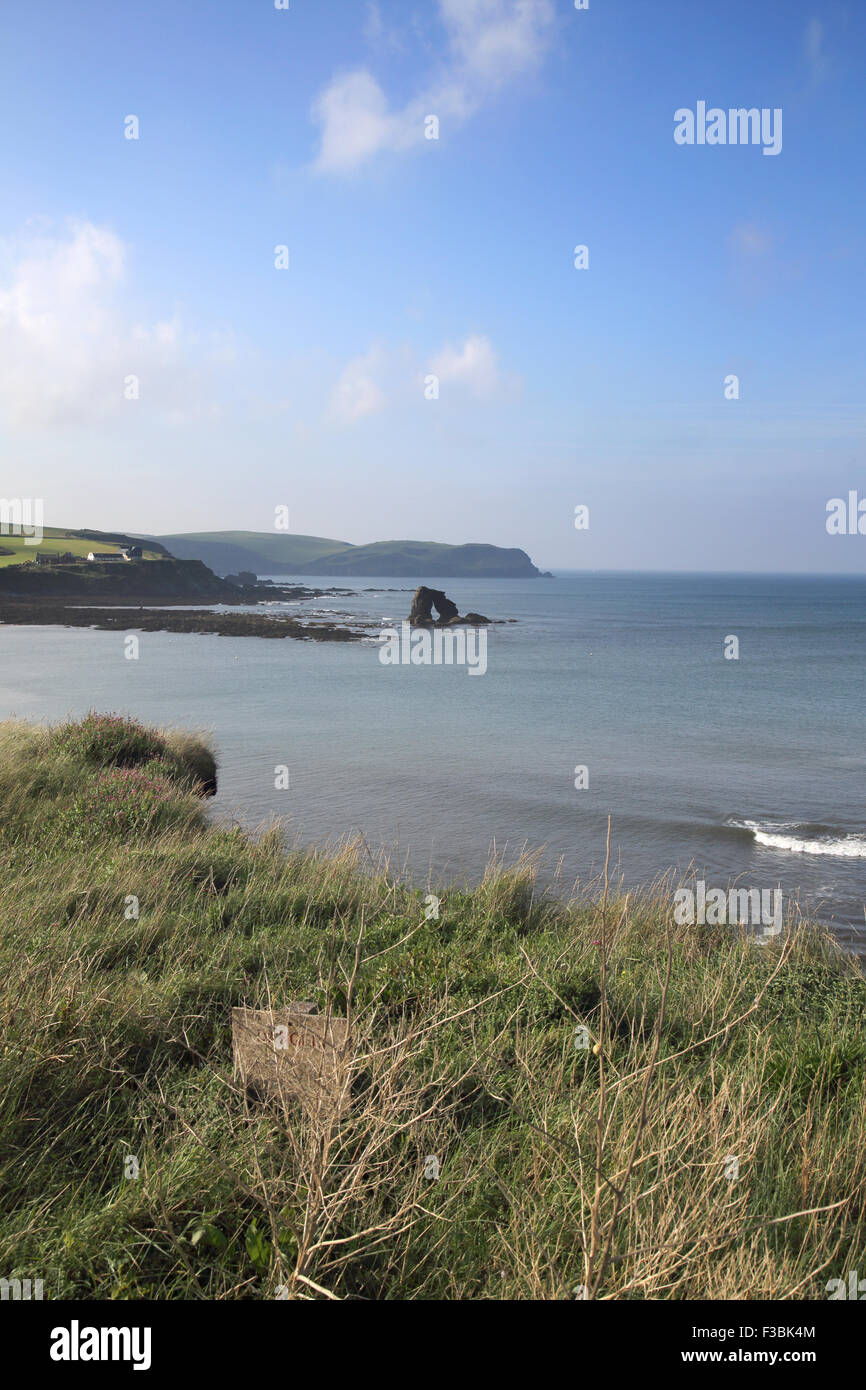 thurlestone on the south devon coast Stock Photo - Alamy