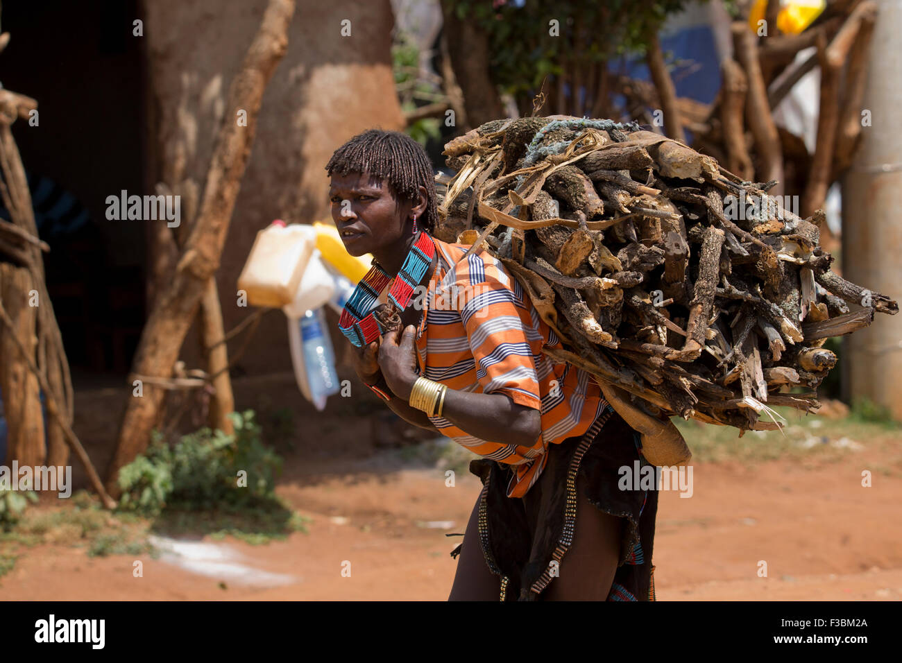 Africa, Ethiopia, Omo region, Ari Tribe woman Photographed at the ...