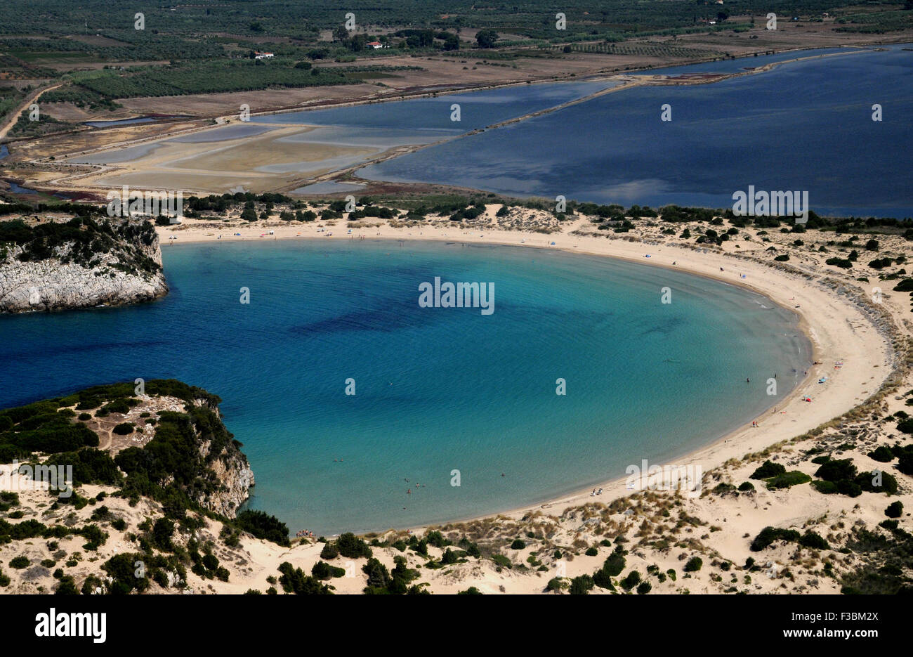 Voidokilia beach near pylos greece High Resolution Stock Photography ...