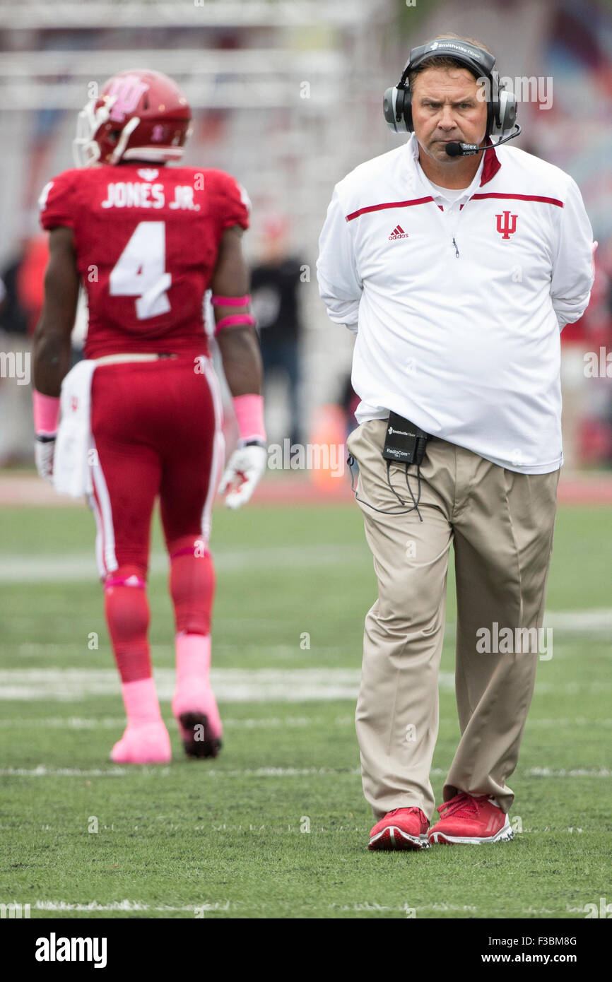 Indiana hoosiers head coach kevin wilson hi-res stock photography and ...
