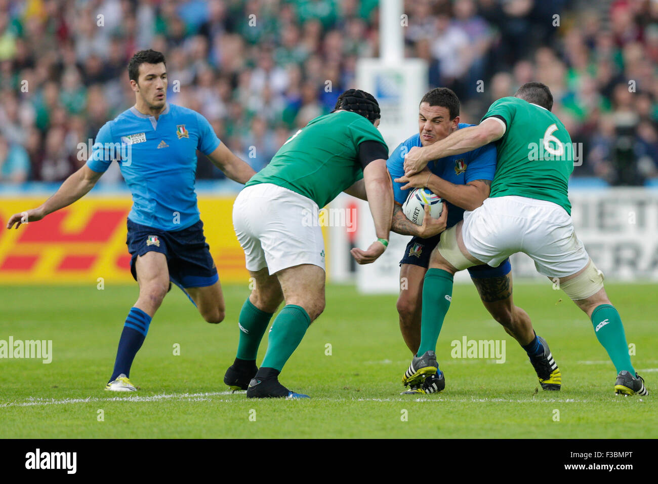 Olympic Stadium, London, UK. 04th Oct, 2015. Rugby World Cup. Ireland ...