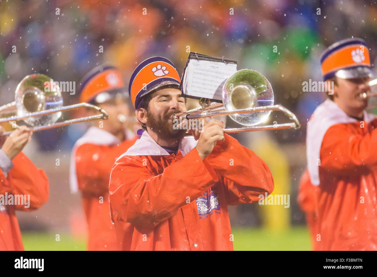 Clemson Tiger band performs prior to the NCAA Football game between ...