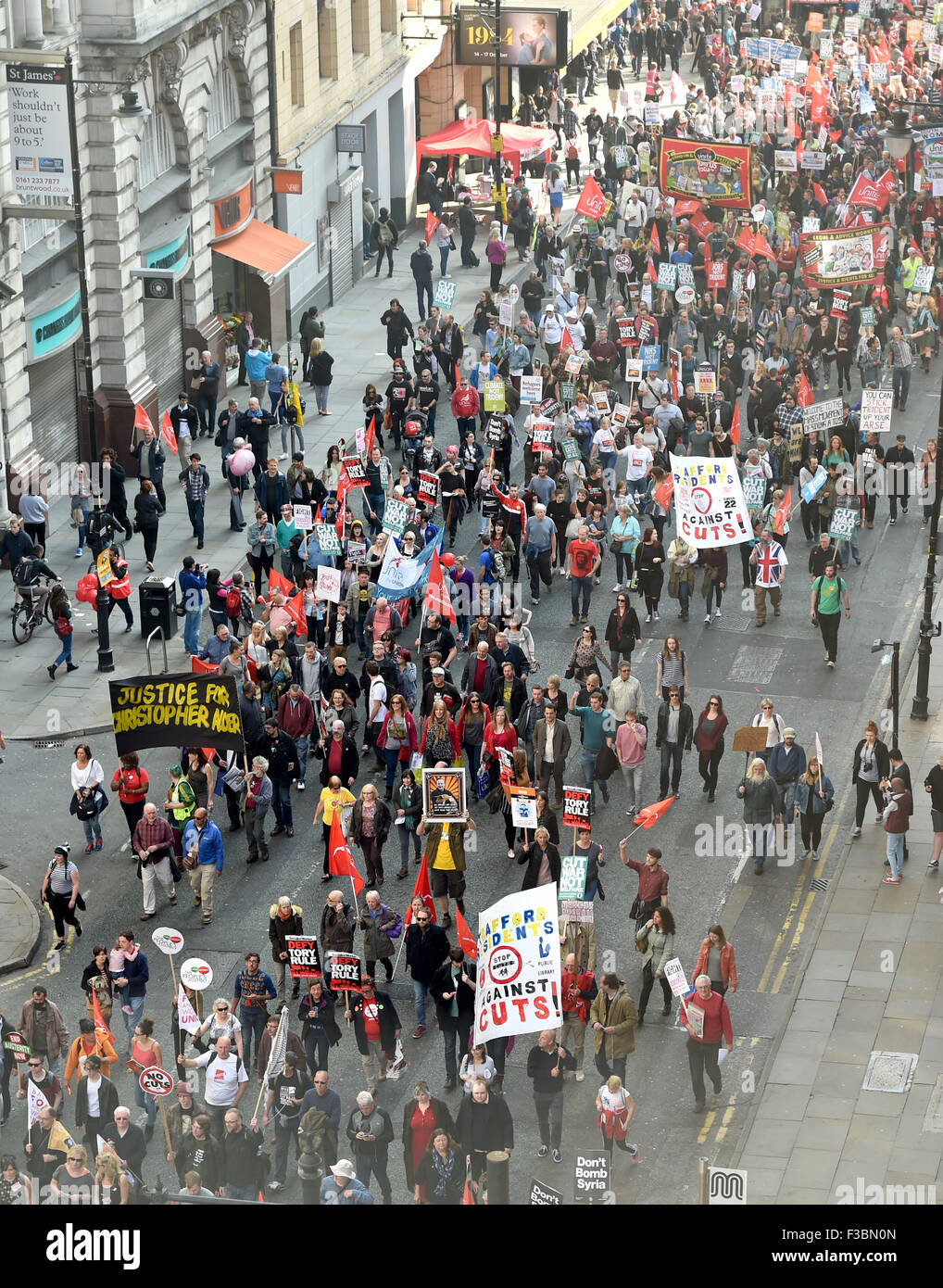 Austerity demo hi-res stock photography and images - Alamy